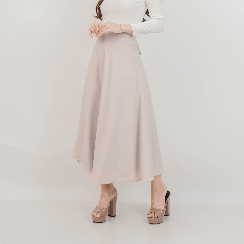 Jual Rok Flare Wanita | Himari Skirt | HULM | Shopee Indonesia