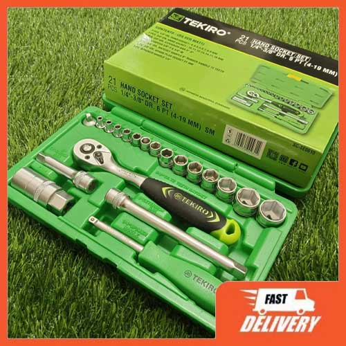 Jual Kunci Tok Tekiro 24pcs 8-32 6pt Box Plastik - Hand Socket Set Tekiro ( Ready Cod ) Kunci ...