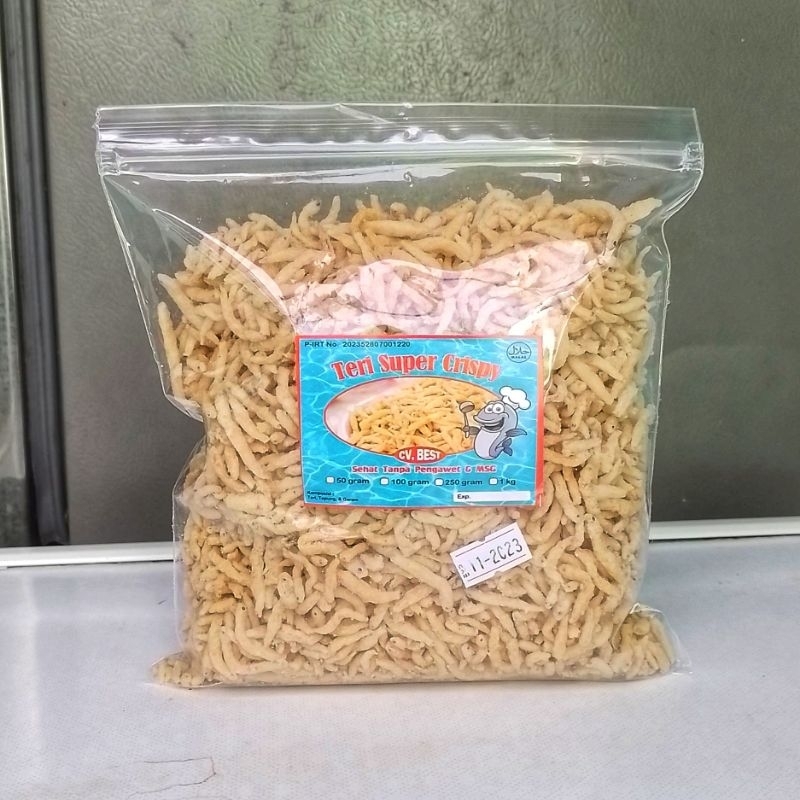 Jual Teri crispy super 250gr teri nasi /teri medan crispy Kualitas ...
