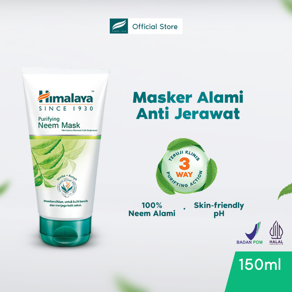 Jual Himalaya Purifying Neem Face Mask 150ml - Masker Wajah Untuk ...