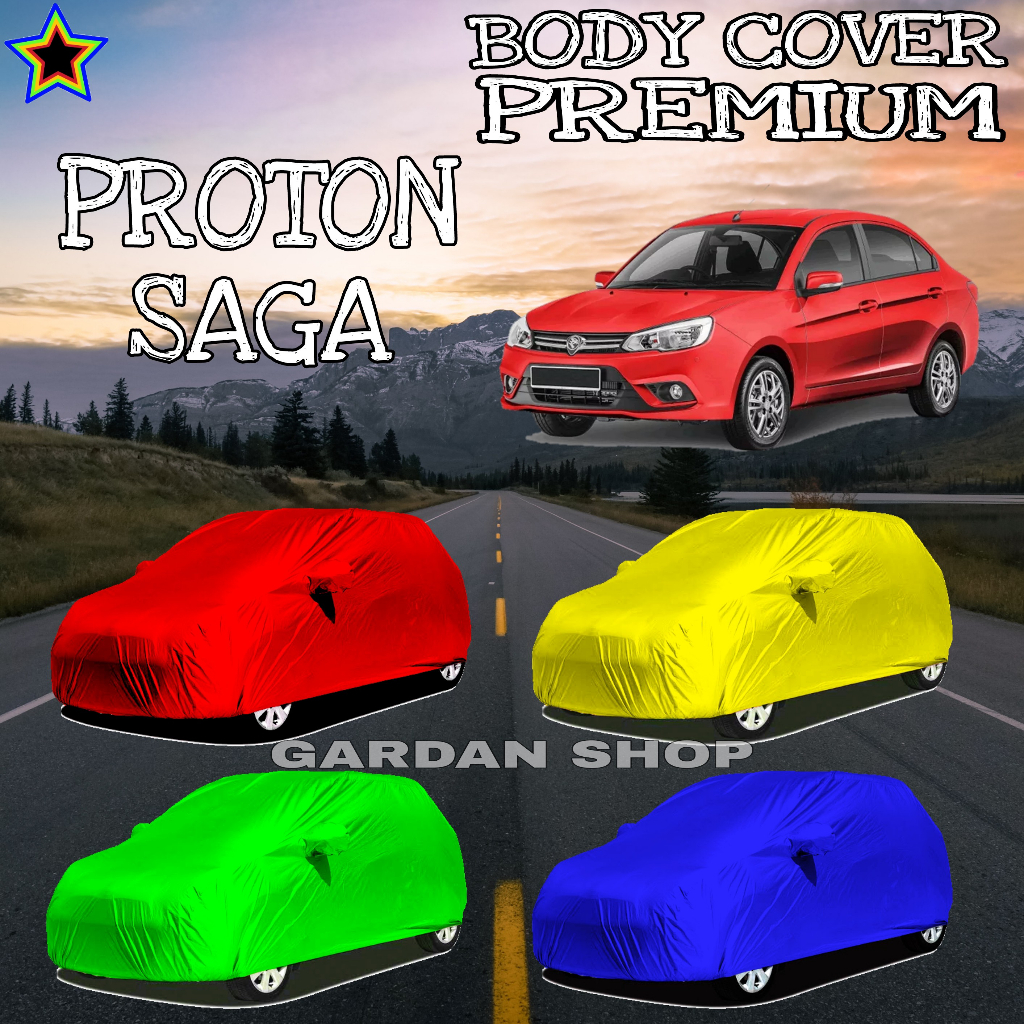 Jual Sarung Mobil PROTON SAGA Polos WARNA Body Cover Proton Saga FLX ...