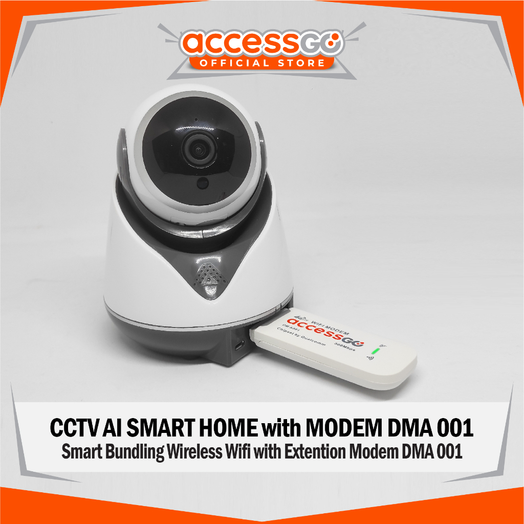 Jual CCTV Dekstop Camera Ai Smart Home + USB Modem Wifi | Shopee Indonesia
