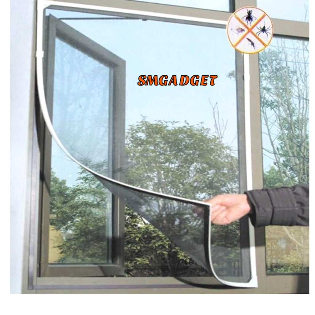 Jual Houseeker Gorden Jaring Anti Nyamuk Window Net Mesh Curtain ...