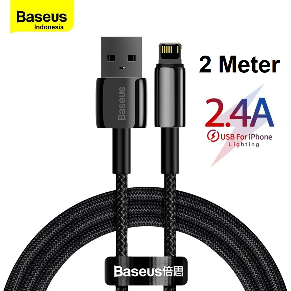 Jual Baseus Original Tungsten Gold Kabel Data Charger Iphone USB to ...