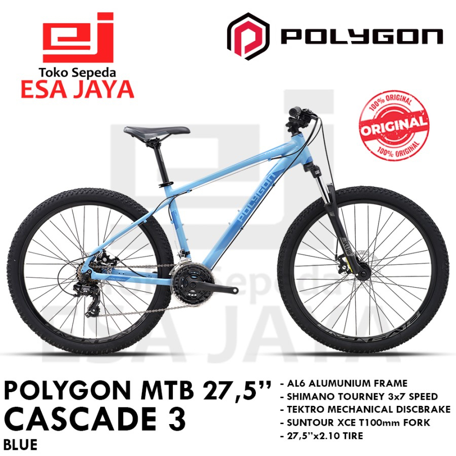 Jual Polygon MTB CASCADE 3 27,5" Sepeda Gunung 21sp Shimano Original BNIB | Shopee Indonesia