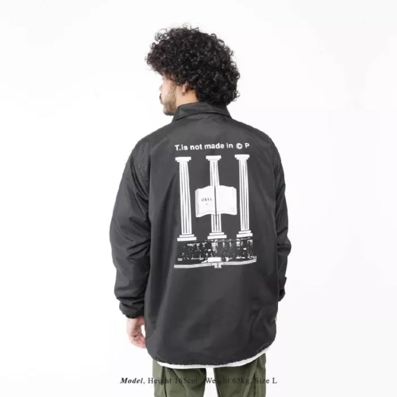 Jual UNKL347 - Winbreaker | Coach Jacket Black | Shopee Indonesia