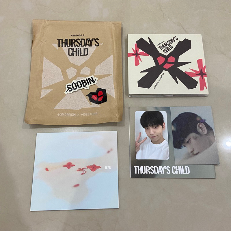 Jual FULLSET ALBUM TXT Minisode 2: Thursday’s Child Tear ver. pc SOOBIN ...