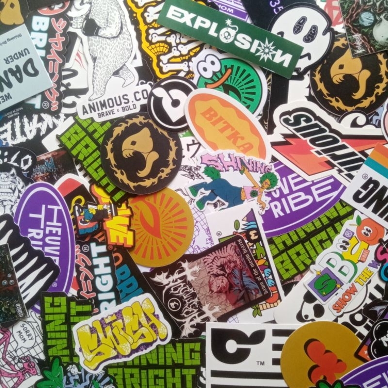 Jual Sticker Local Brand Original | Shopee Indonesia
