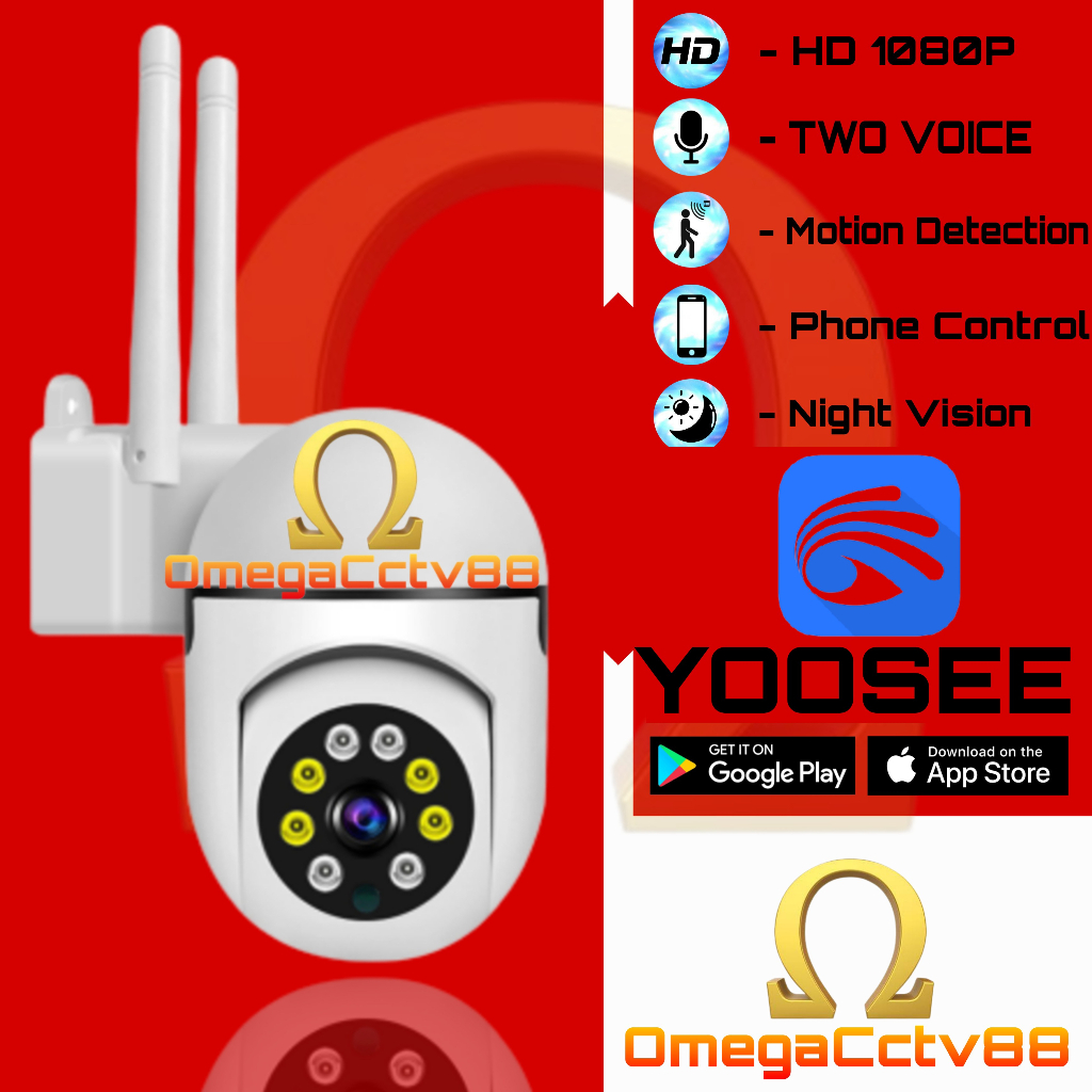 Jual IP CAM Yoosee 8MP Outdoor Wifi Cctv IP Camera Waterproof Wireless ...