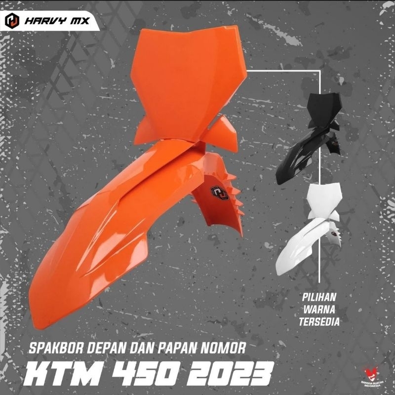 Jual Spakbor Depan Dan Papan Nomor KTM 450 2023 HRV KLX CRF WR | Shopee Indonesia