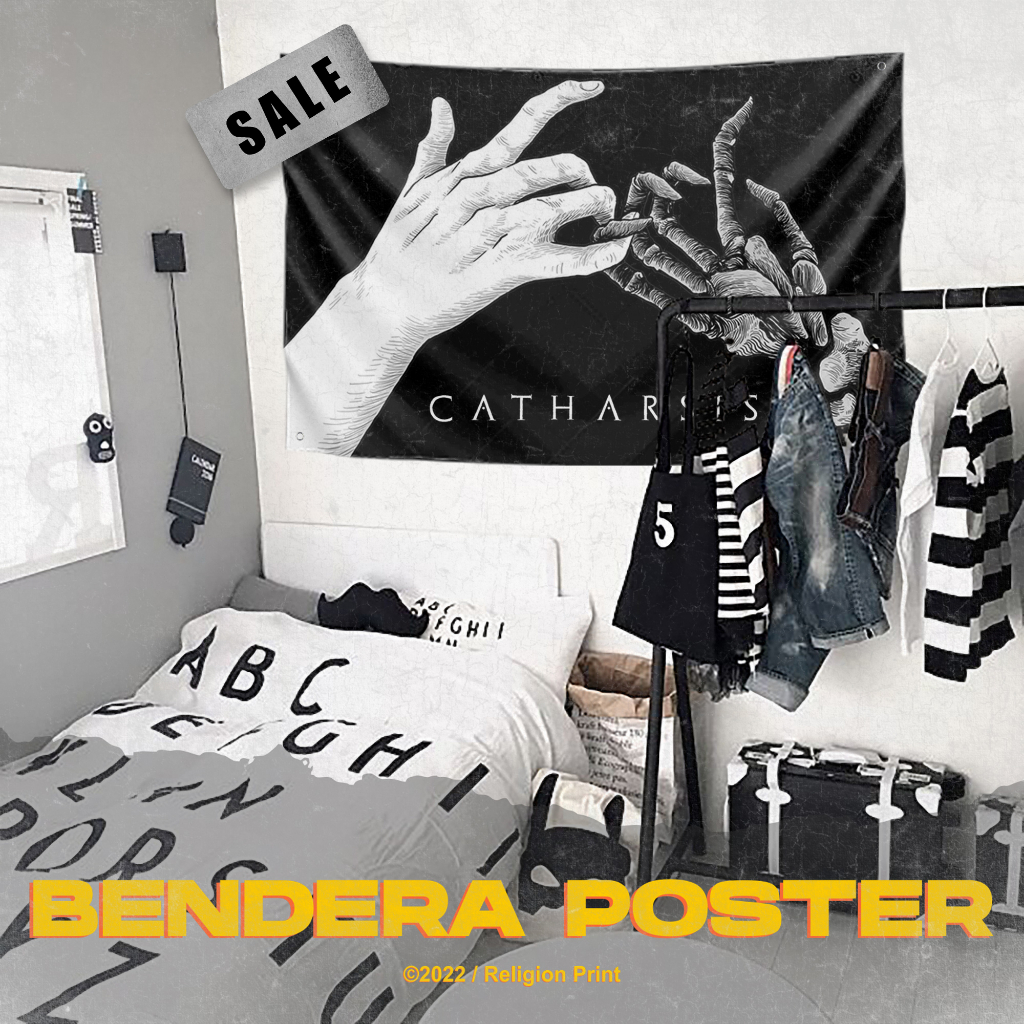 Jual BENDERA POSTER KAIN CATHARSIS WALL DECOR WALLFLAG | Shopee Indonesia