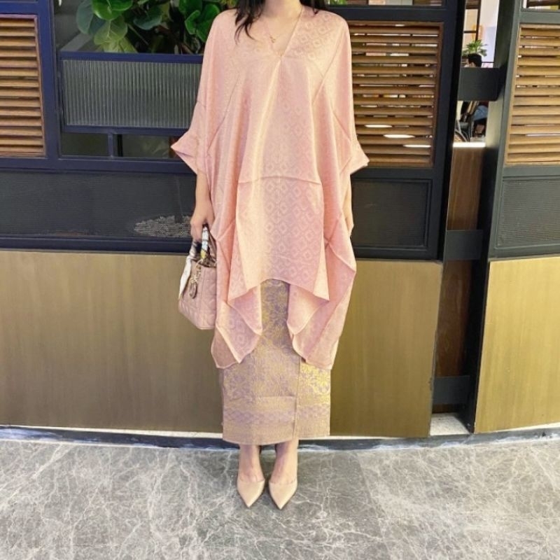 Jual BLOUSE SLAMPAD BAHAN VISCOSE BY MBOKSAM BATIK | TUNIK BATIK PESTA ...