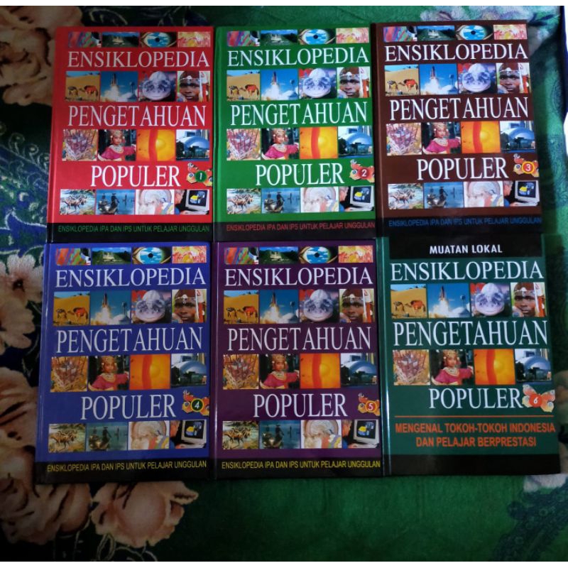 Jual ORIGINAL BUKU ENSIKLOPEDIA PENGETAHUAN POPULER JILID 1 2 3 4 5 6 ...