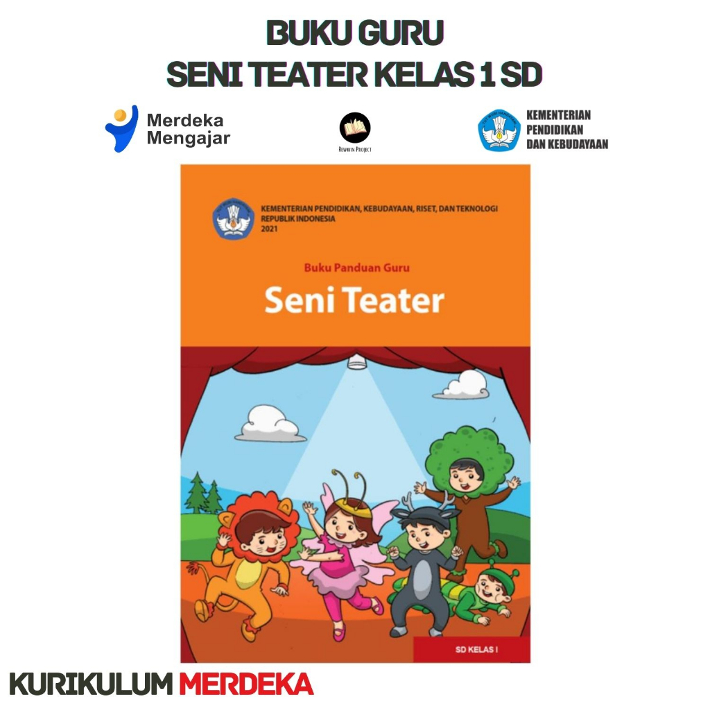 Jual Buku Panduan Guru Seni Teater Kelas 1 Sd Kurikulum Merdeka