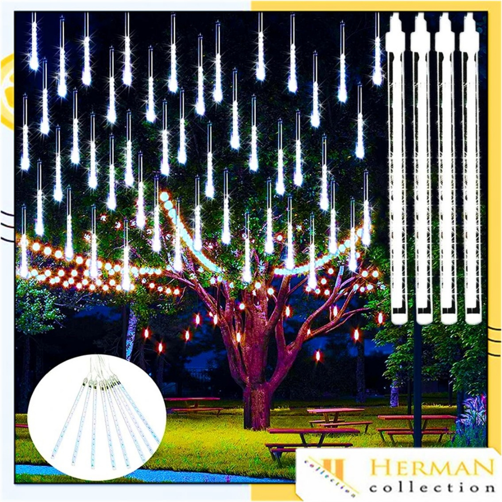 Jual HC Lampu Meteor LED isi 8 Tabung/45cm Lampu Meteor Set 8 Tubes 4 ...