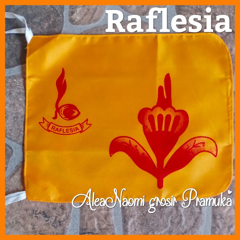 Jual Bendera regu Pramuka Putri bunga Raflesia bendera regu bunga ...
