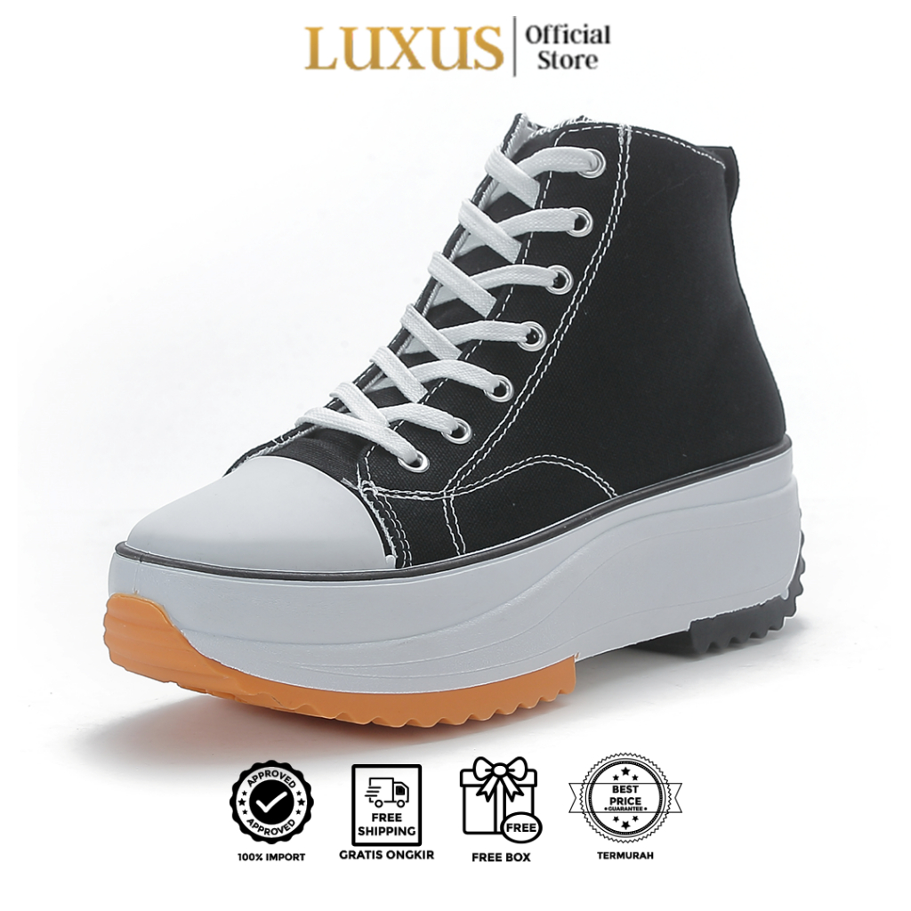 Jual Luxus Army Sepatu Sneakers Wanita Boots Run Hike Korean Style ...