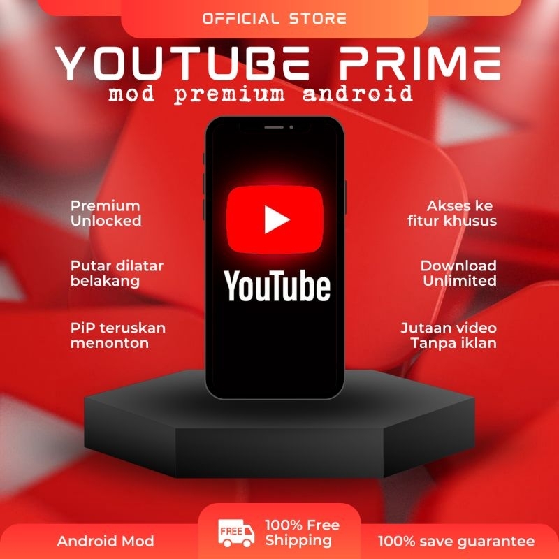 Jual Y0Utube Prime Premium Permanent | andr0!d | Shopee Indonesia