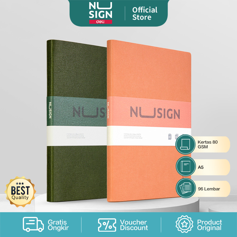 Jual Nusign Buku Catatan Sampul Kulit / Planner / Agenda / Leather ...