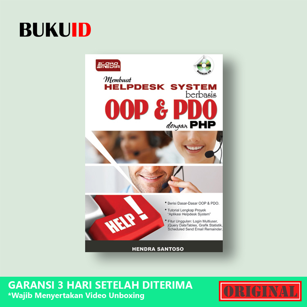 Jual Buku Membuat Helpdesk System Berbasis OOP dan PDO dengan PHP - Original | Shopee Indonesia