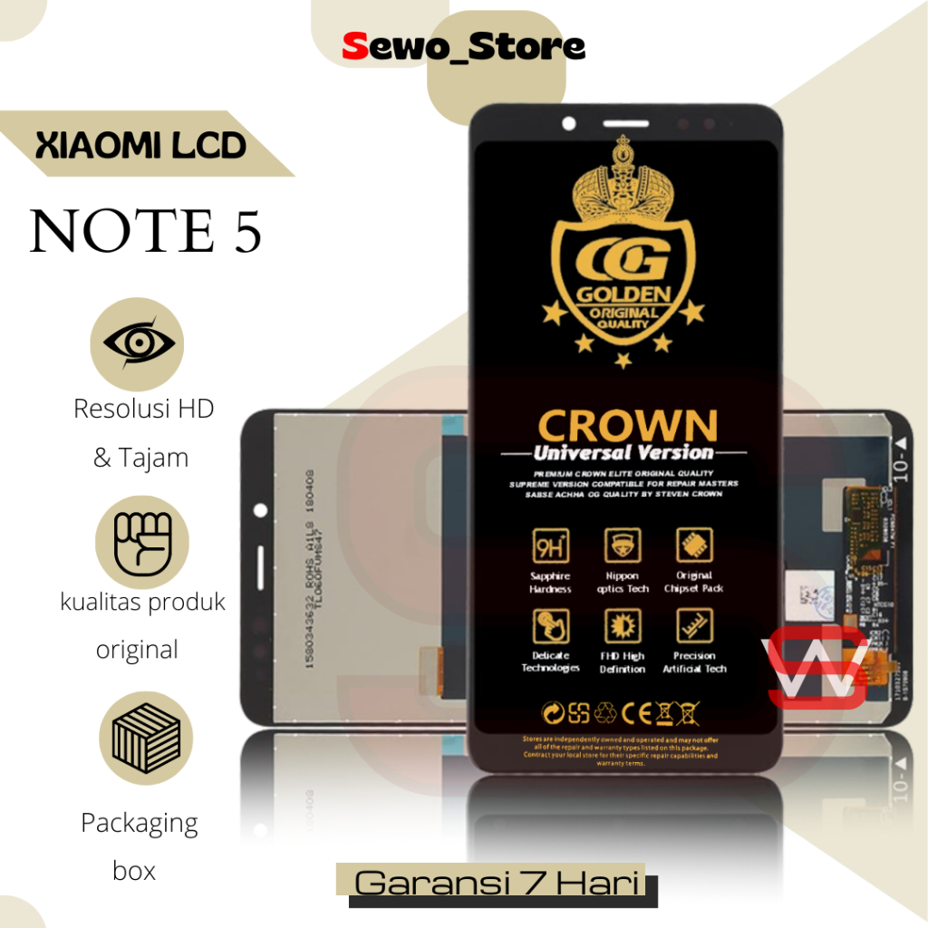 Jual LCD XIAOMI REDMI NOTE 5 / 5 PRO TOUCHSCREEN FULLSET ORIGINAL ...