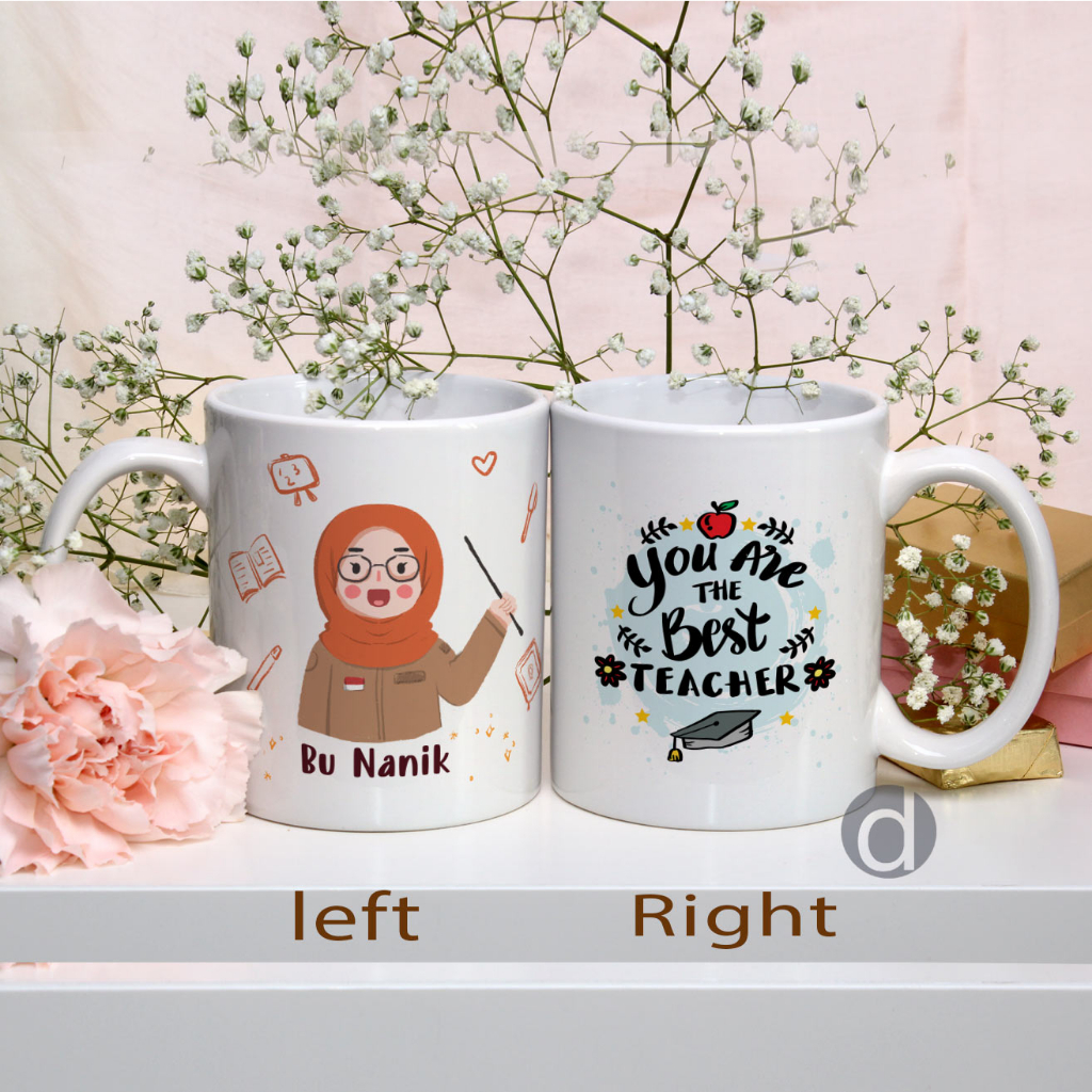 Jual Mug custom - Tema Guru. Kado Guru - Hadiah Souvenir Kenang ...