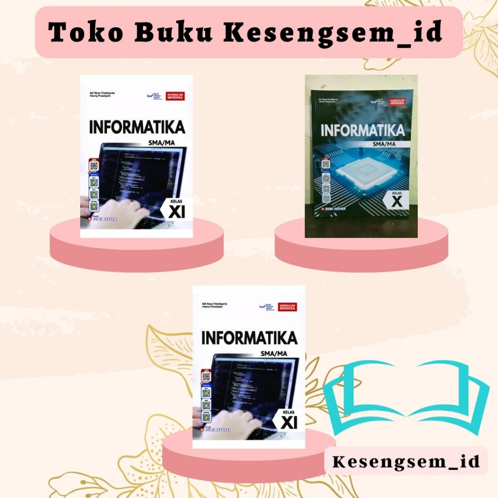 Jual Buku Informatika Kelas 10, 11, 12 SMA/MA Kurikulum Merdeka - Bumi Aksara | Shopee Indonesia