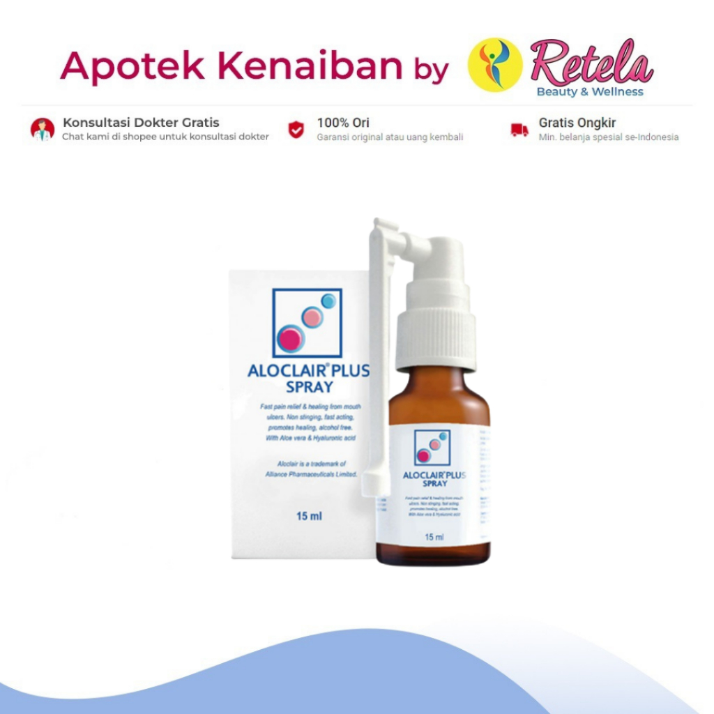 Jual ALOCLAIR PLUS SPRAY 15ML | Shopee Indonesia