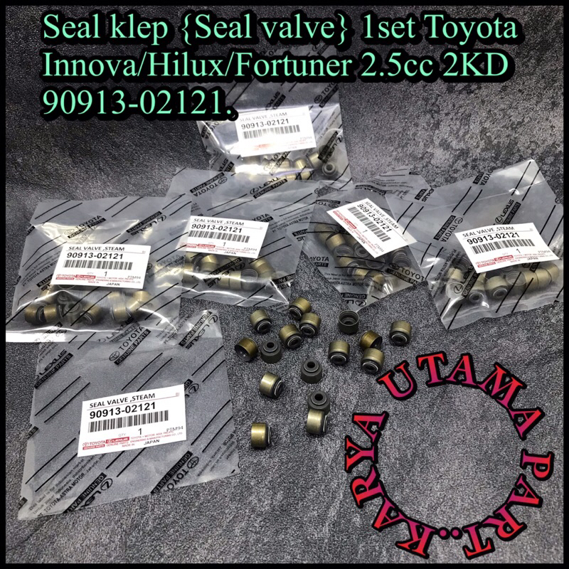 Jual Seal klep-seal valve steam 1set 16pcs toyota inova,hilux,fortuner ... Jual Seal klep-seal valve steam 1set 16pcs toyota inova,hilux,fortuner ...