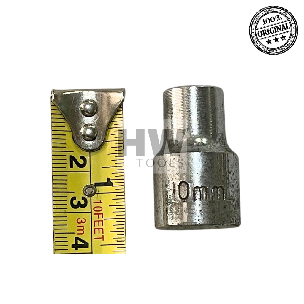 Jual Mata Sok 10mm 1/2 Inch Drive Kunci Shock Mata Kunci Sock 10mm x 1/2" Socket Wrench | Shopee ...