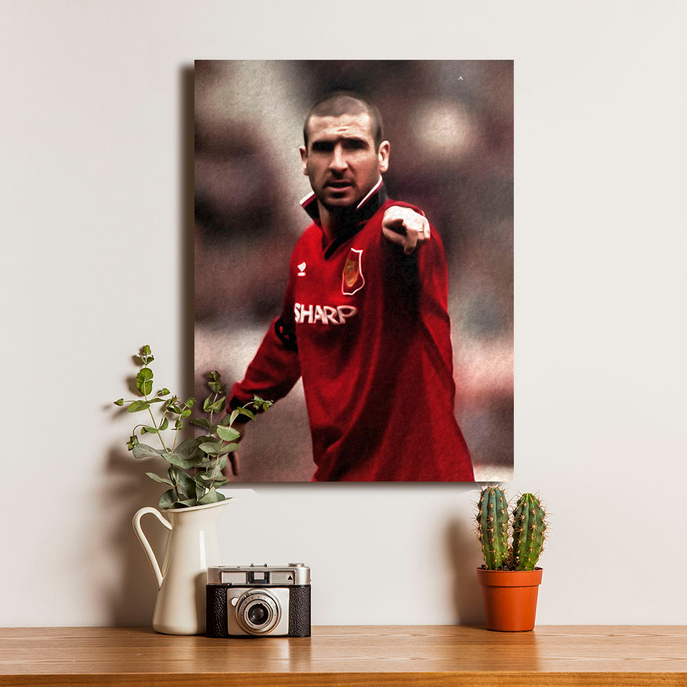 Jual Poster Eric Cantona France Perancis MU Manchester United Legend ...