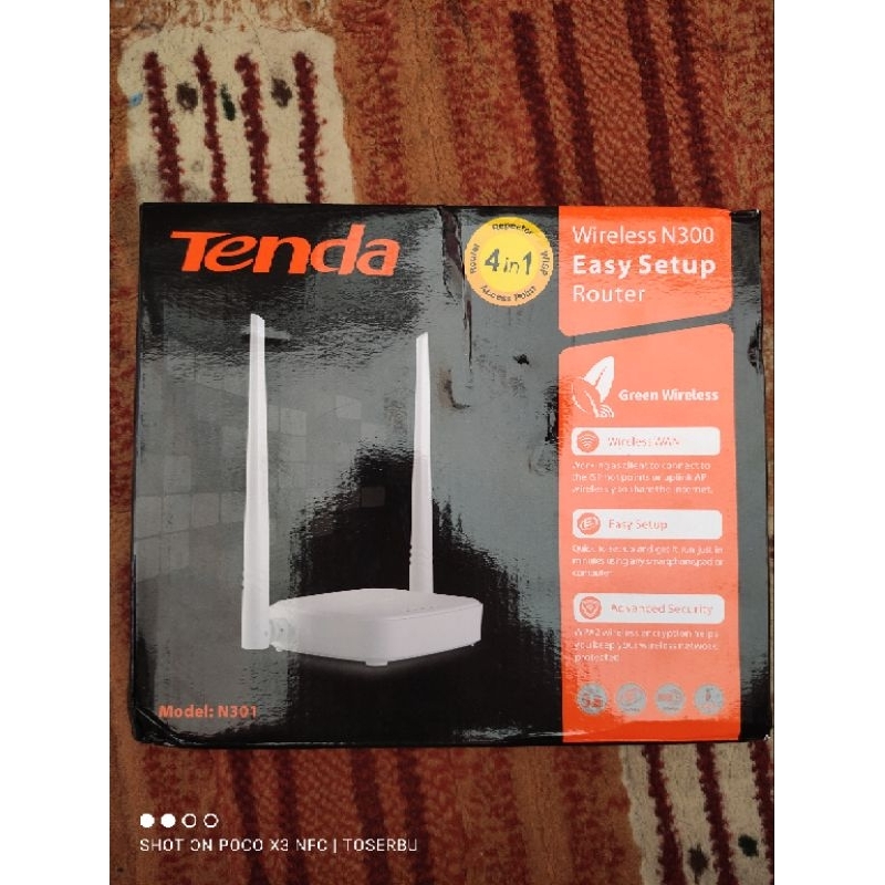 Jual Tenda N301 wireless N300 easy setup router | Shopee Indonesia
