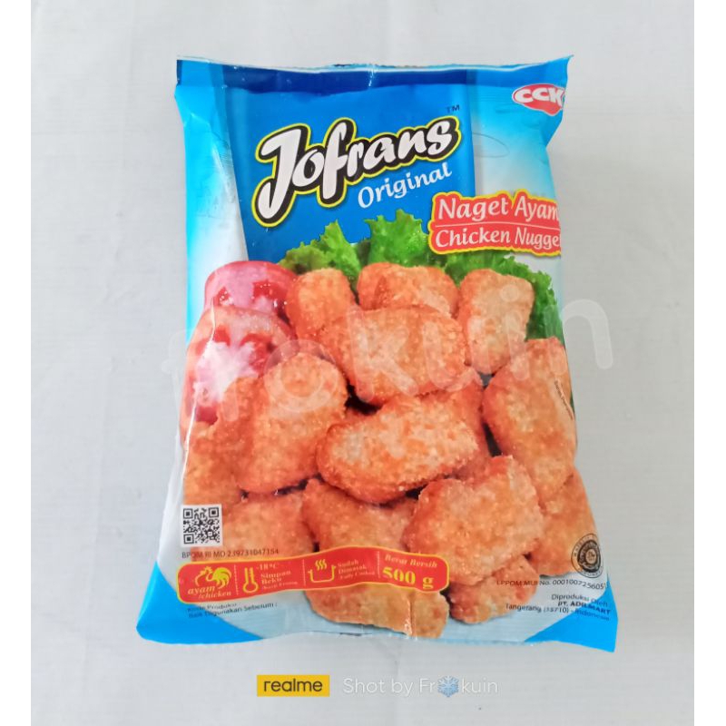 Jual Jofrans Chicken Nugget Crispy 500gr - Frozen Food Murah | Shopee ...