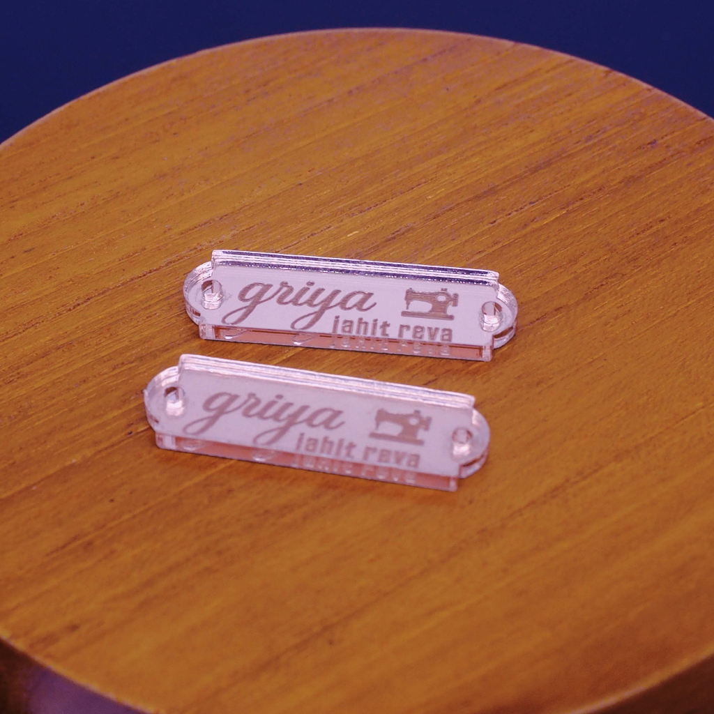 Jual Label Akrilik | Label Produk Akrilik | Label Tas | Label Hijab ...