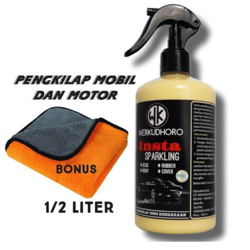 Jual INSTA SPARKLING Free (KAIN LAP KUNING) PENGKILAP BODY MOTOR DAN ...