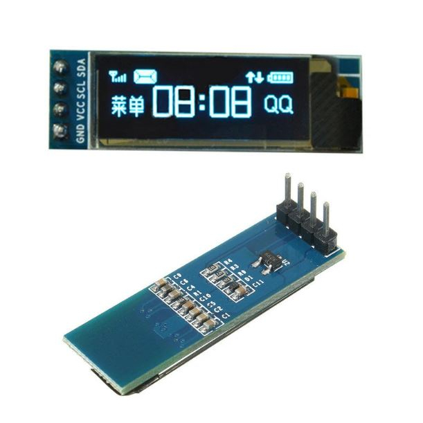 Jual LCD OLED 0.91" BLUE 128X32 i2C Module for Arduino 12832 display devic | Shopee Indonesia