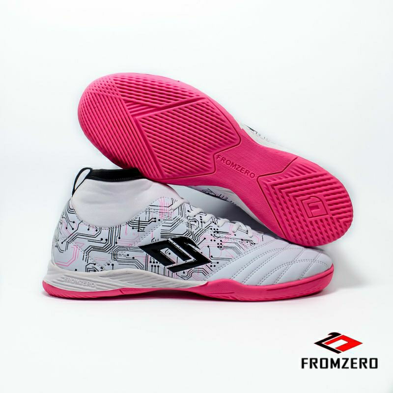 Jual Fromzero - Sepatu Futsal Boots Fromzero Starkia Baltic IN Putih Pink Putih Tosca Original ...
