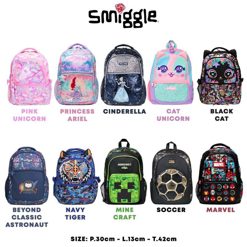 Jual PART 2 RANSEL SMIGGLE FOR SD / RANSEL BESAR BOYS GIRLS | Shopee Indonesia