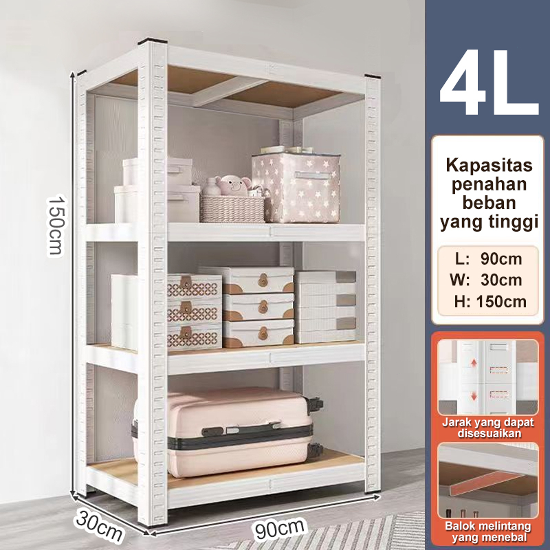 Jual Rak Besi Siku 5 Susun Rak Tanpa Baut Serbaguna Boltless Rack ...