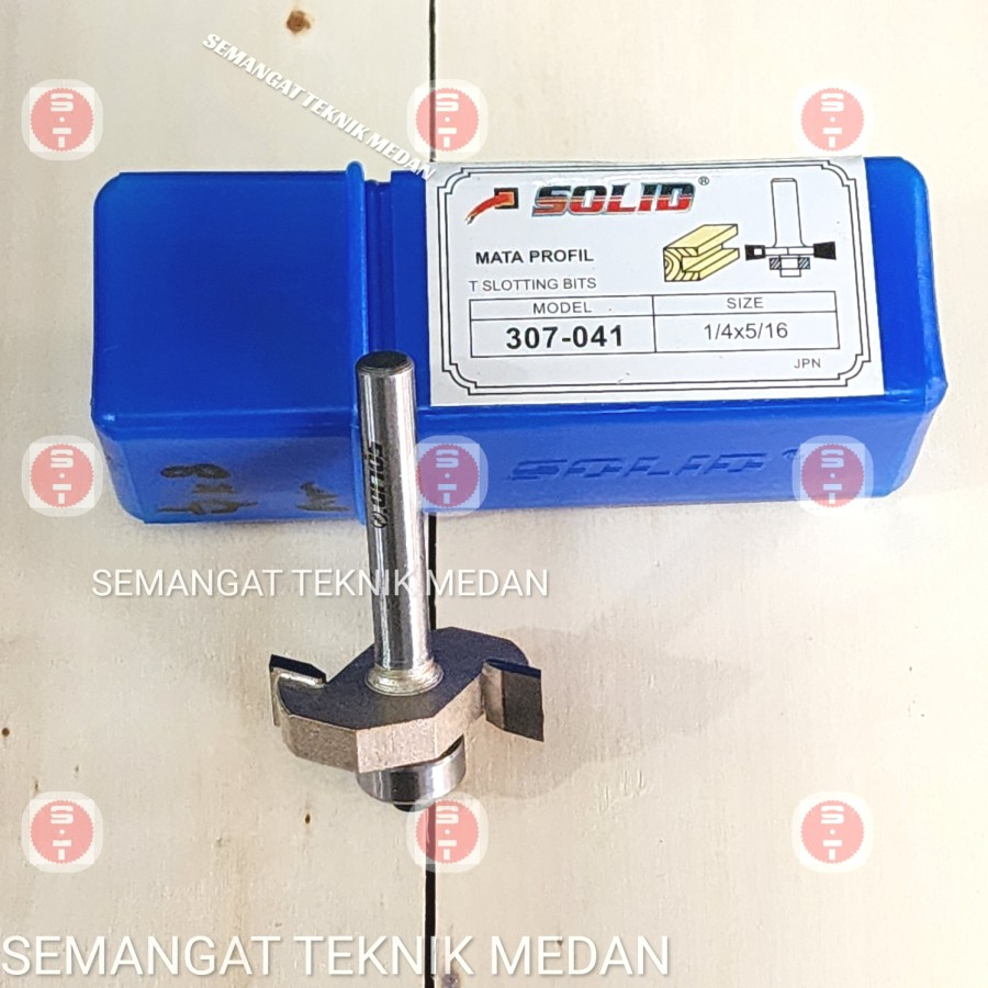 Jual 307-041 MATA PROFIL TRIMMER ROUTER SLOTTING SLOTING T TYPE 8mm ...