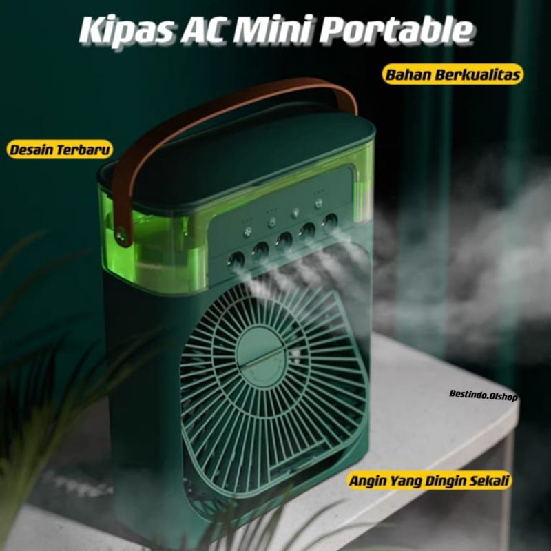 Jual AC mini portable plus kipas angin humidifier murah⭐Best-Indo ...
