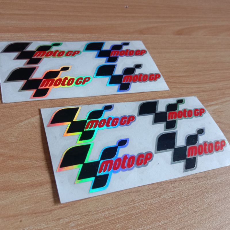 Jual stiker cutting moto GP hologram stiker moto GP isi 4 stiker motor ...