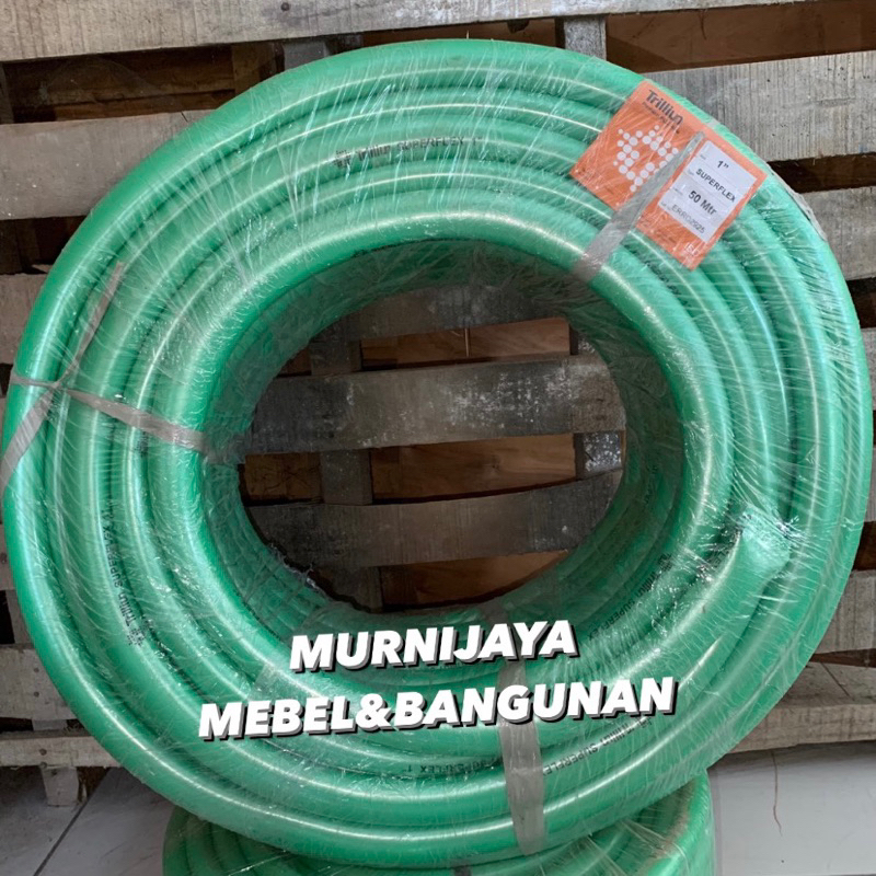 Jual (1ROLL 50M) TRILLIUN SELANG AIR/SIRAM SUPERFLEX 1 INCH PER ROLL SUPER TEBAL | Shopee Indonesia