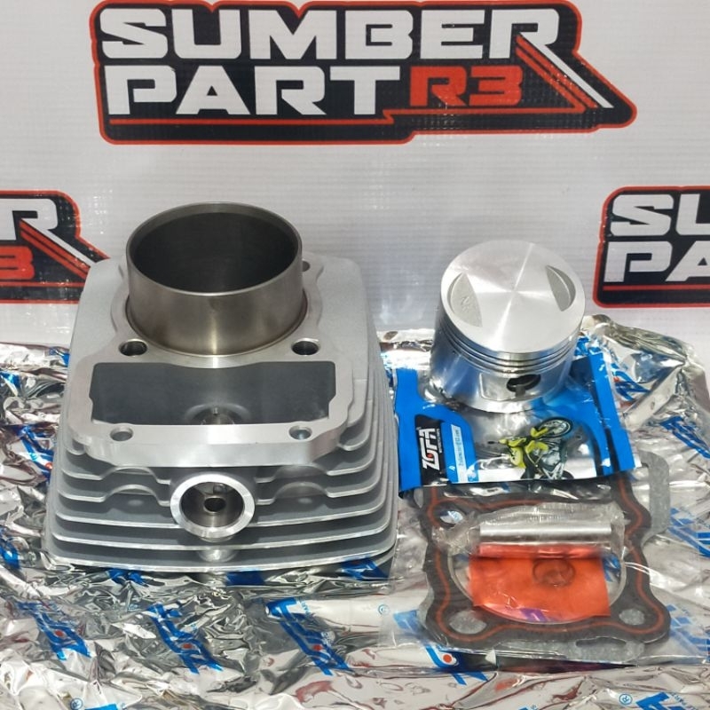 Jual cylinder blok kaisar 150cc silinder blok seher oil cooler set - sparepart motor roda tiga ...