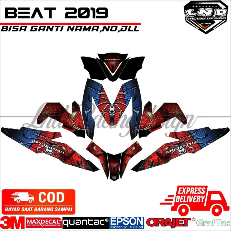 Jual STIKER DECAL HONDA BEAT 2018 | Shopee Indonesia