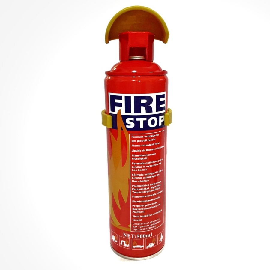 Jual Alat Pemadam Api Mini APAR Fire Stop Mobil 500ml + Braket | Shopee ...