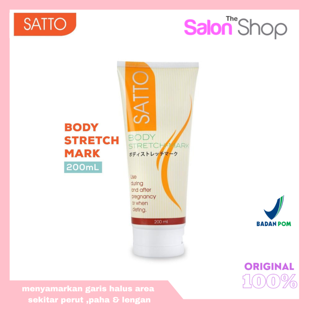 Jual Satto Body Stretch Mark Cream 200ml | Shopee Indonesia