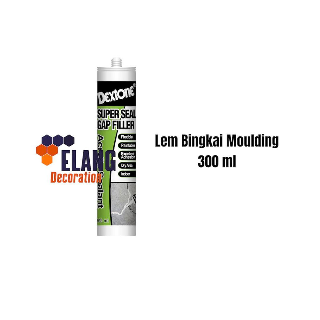 Jual Lem Moulding / Lem Nut (space) Kaca Cermin Moulding | Shopee Indonesia