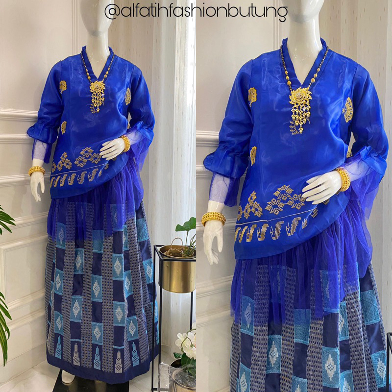 Jual BAJU BODO ORGANZA MURAH BORDIR KIPAS MIX TUTU MEWAH MAKASSAR BUGIS ...