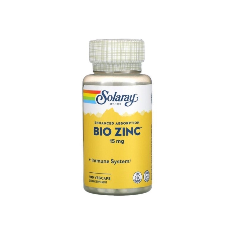 Jual Solaray Bio Zinc 15 mg 100 VegCaps | Shopee Indonesia